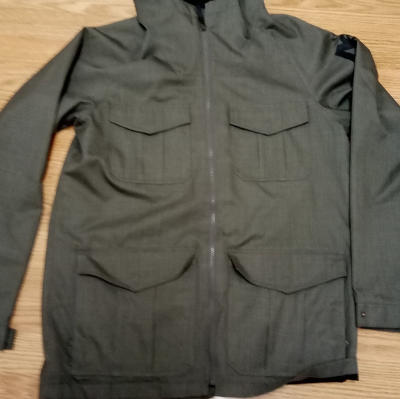 Analog | Jackets & Coats | Mens Military Green Six Pocket Analog Light ...